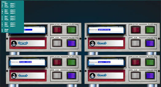Update van online jingle player